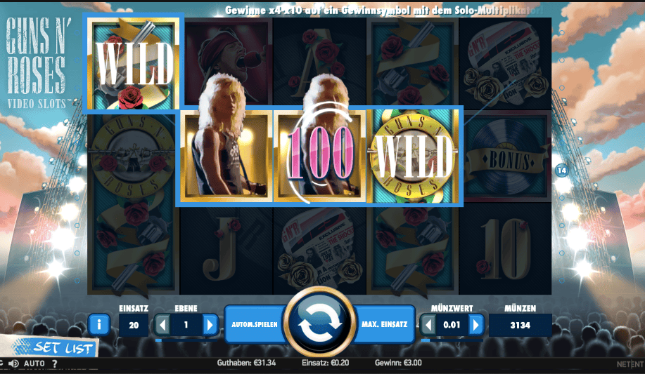 Guns N' Roses Video Slot - Casino Guide